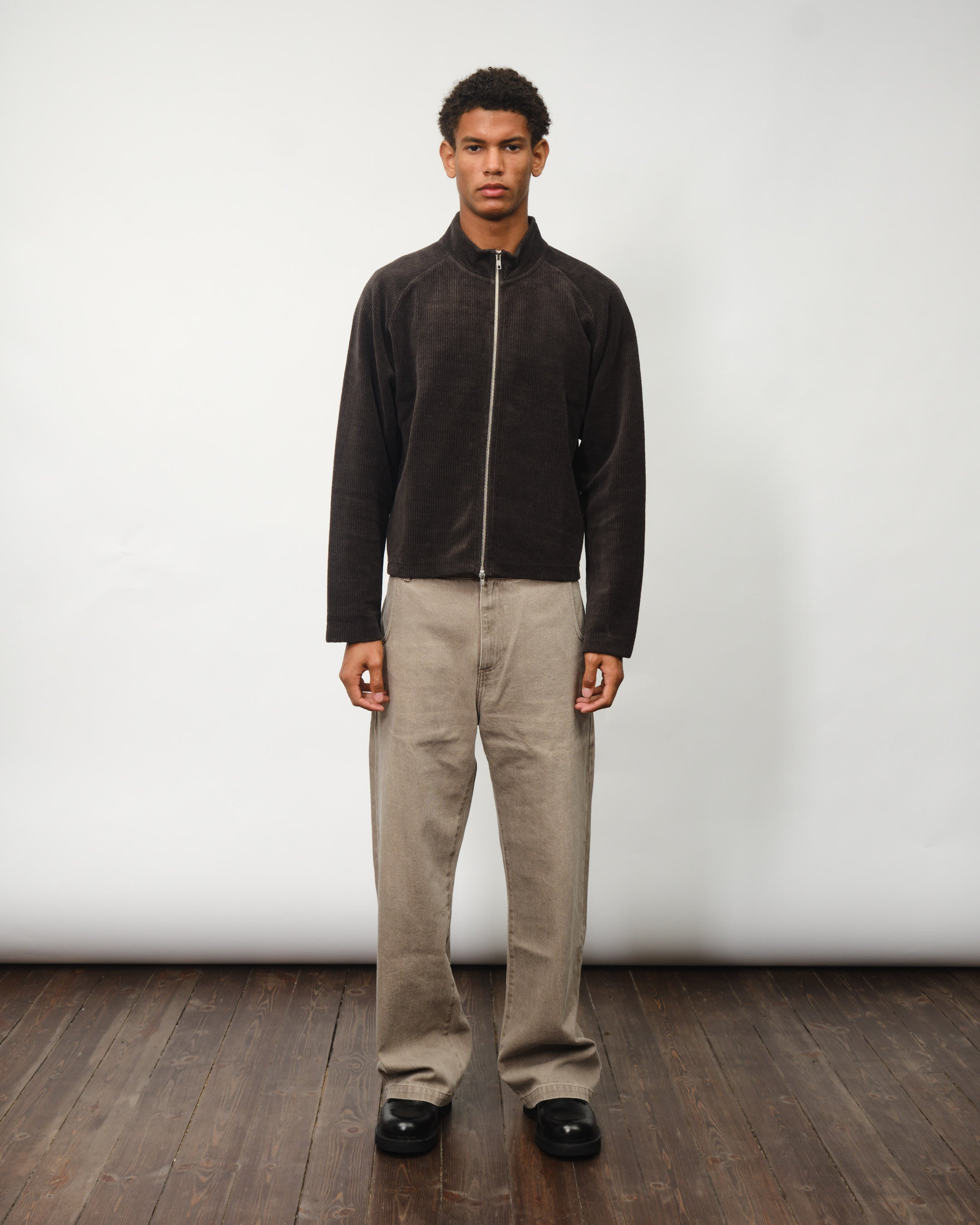 Mfpen - Leisure Zip Up - Washed Grey – grocery