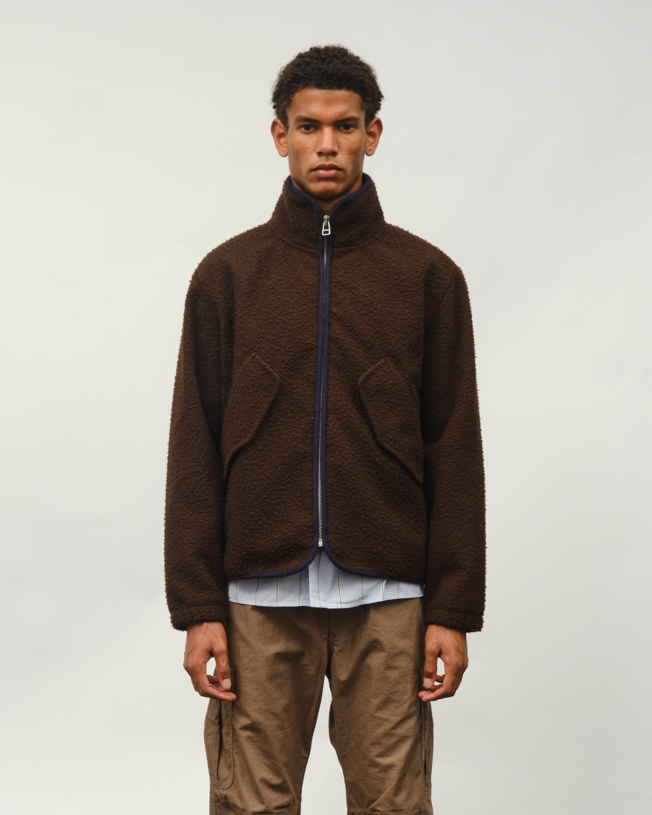Another Aspect - Another Fleece Jacket 1.0 - Brown/Navy – grocery