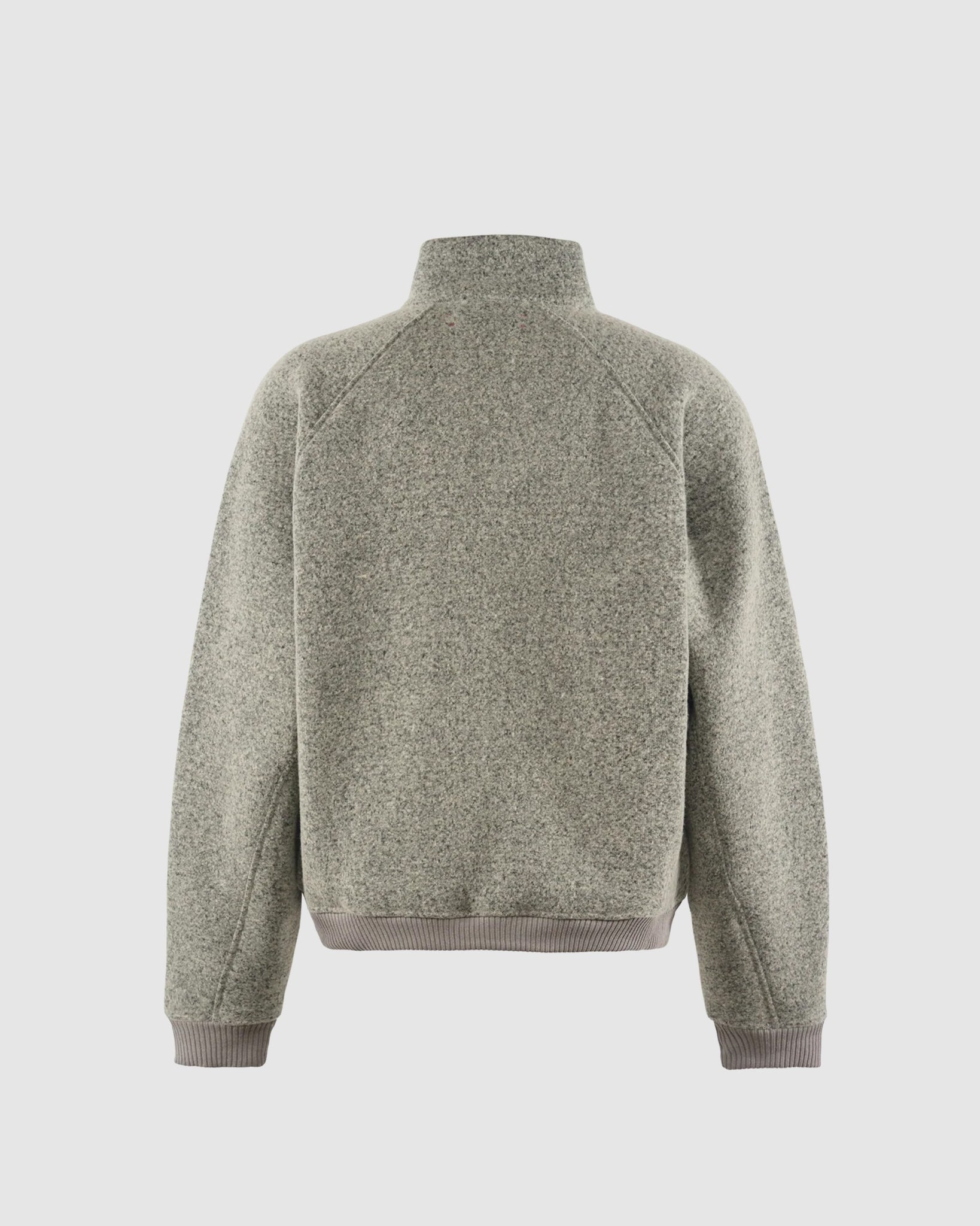 District Vision - Reverse High Loft Fleece - Melange Grey – grocery